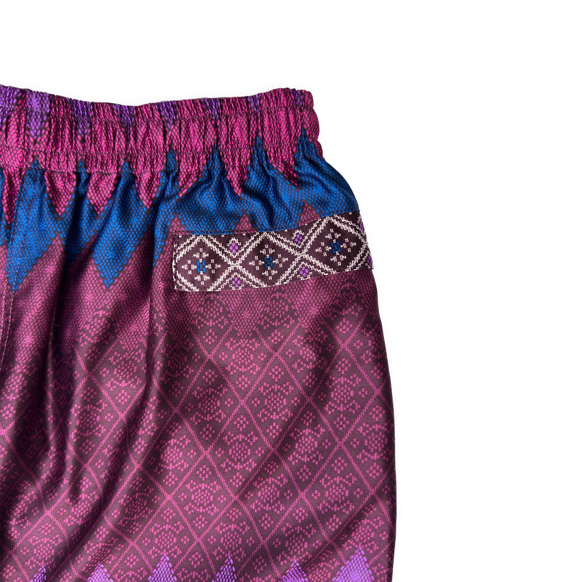 Aztec Berry Low Thigh Shorts – Rafikimono
