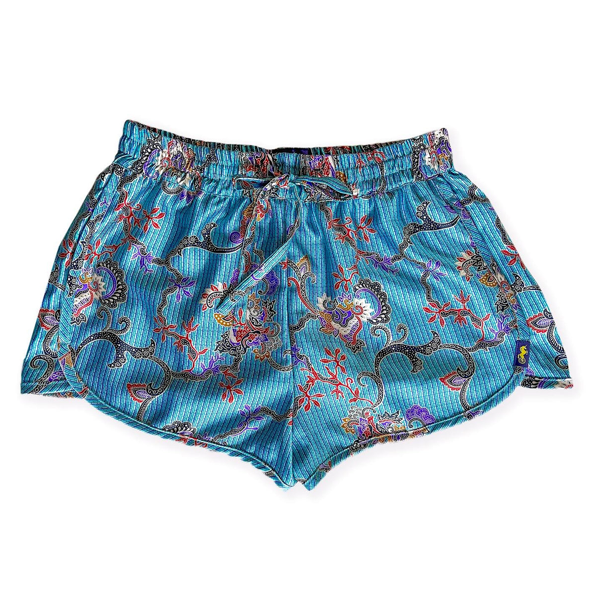 Cascada Azul High Thigh Shorts – Rafikimono
