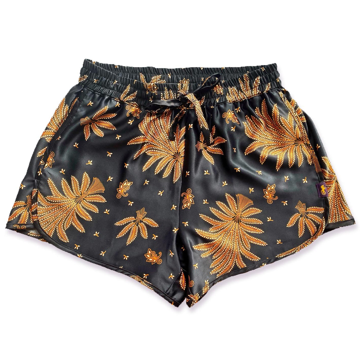 Noble Charm Gold High Thigh Shorts – Rafikimono